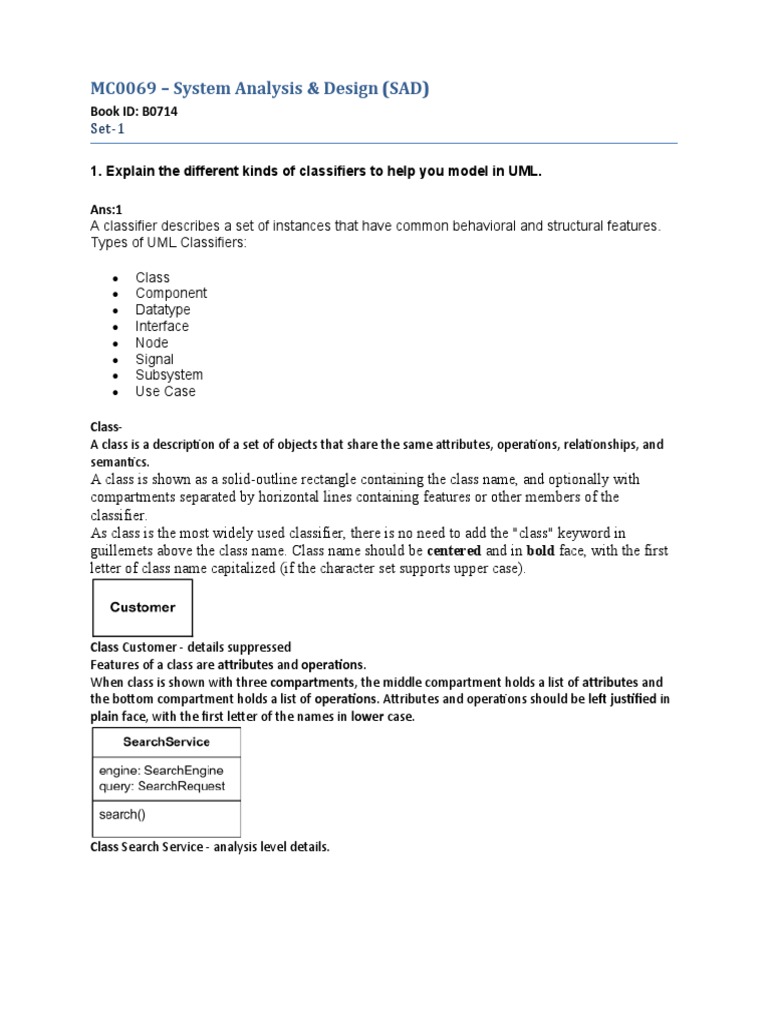 Mc0069 Smu Mca Sem2 2011 Pdf Class Computer Programming Inheritance Object Oriented