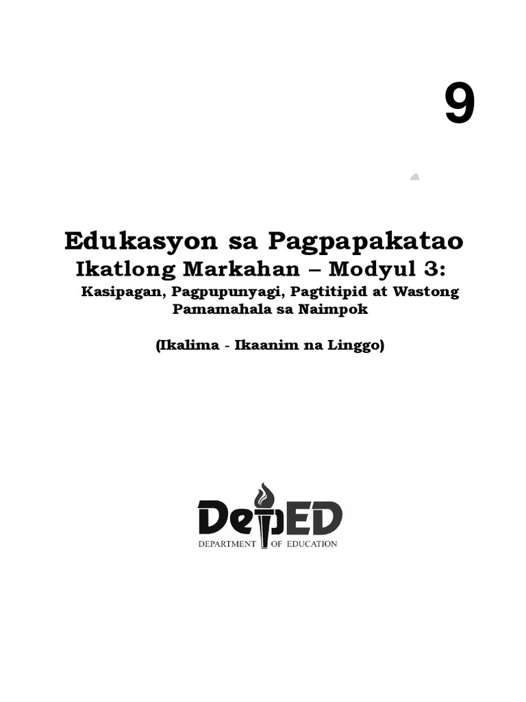 EsP9 Q3 MODULE 3 | PDF