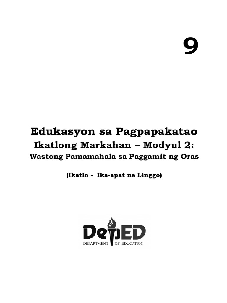 EsP9 Q3 MODULE 2 | PDF