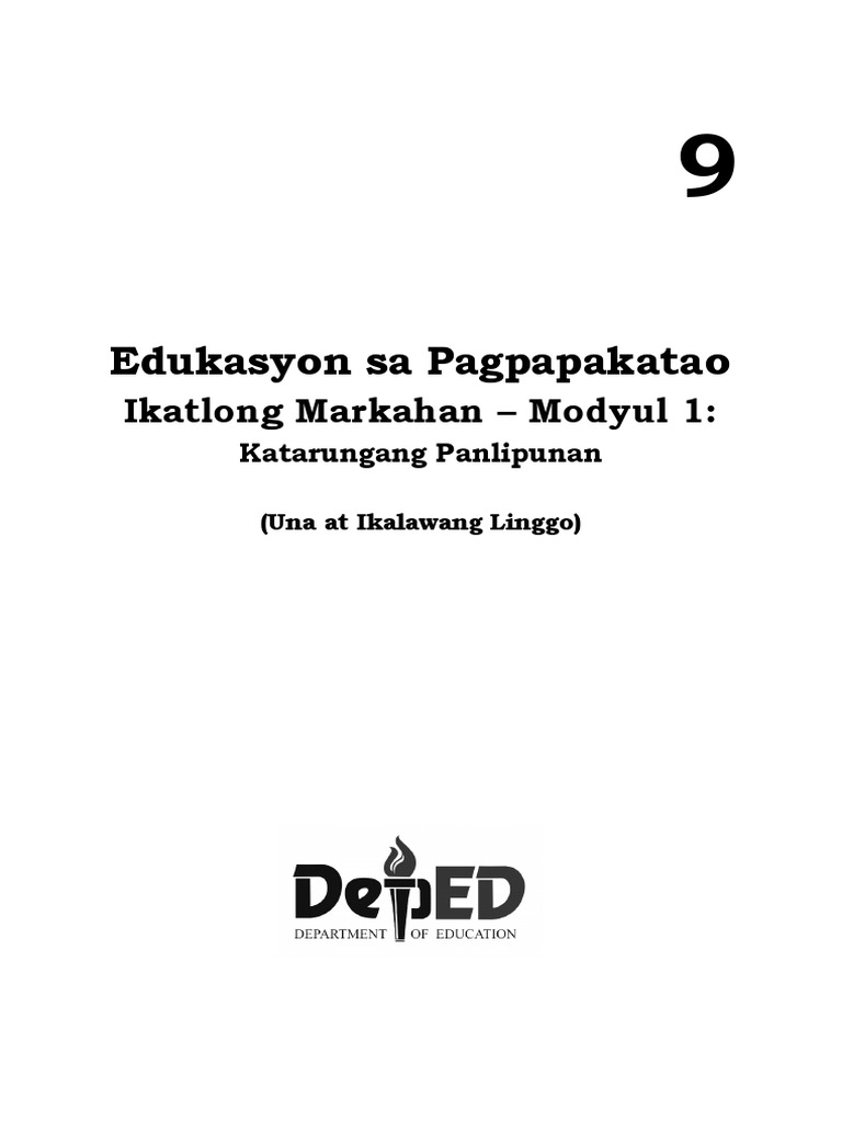 EsP9 Q3 MODULE 1 | PDF