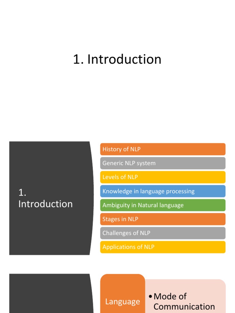 NLP Chapter 1 | PDF | Semantics | Linguistics