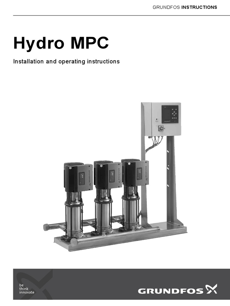 Hydro MPC: Installation and Operating Instructions | PDF | Menu ...
