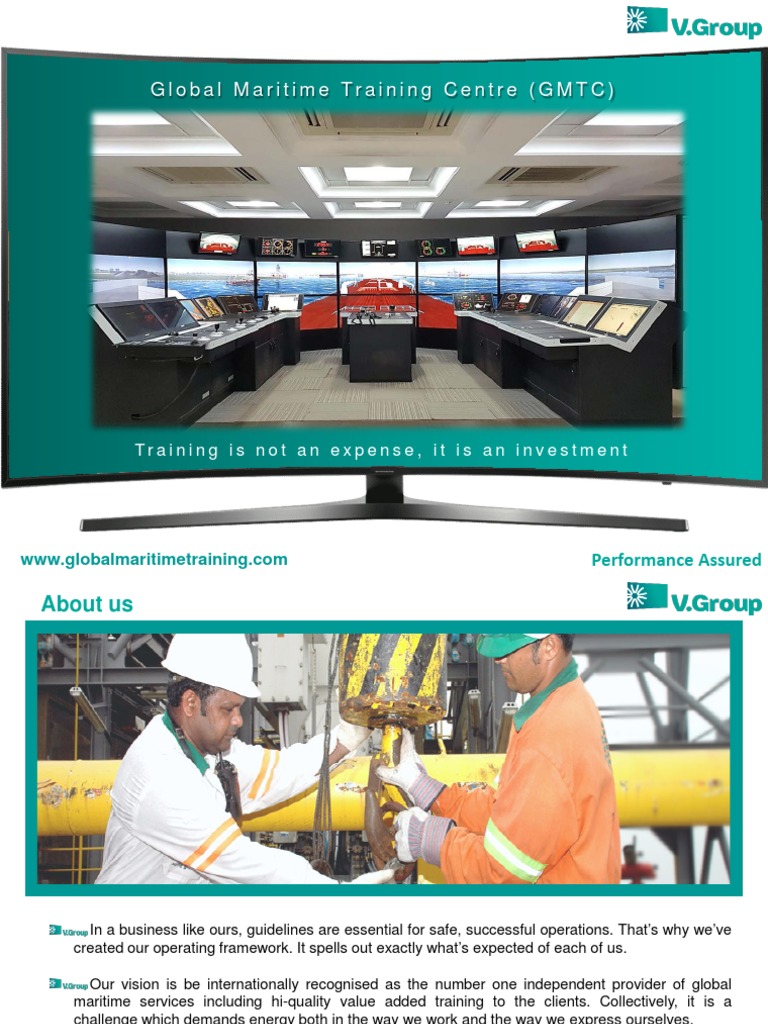 Global Maritime Training Centre (GMTC) : Training Is Not An Expense, It ...