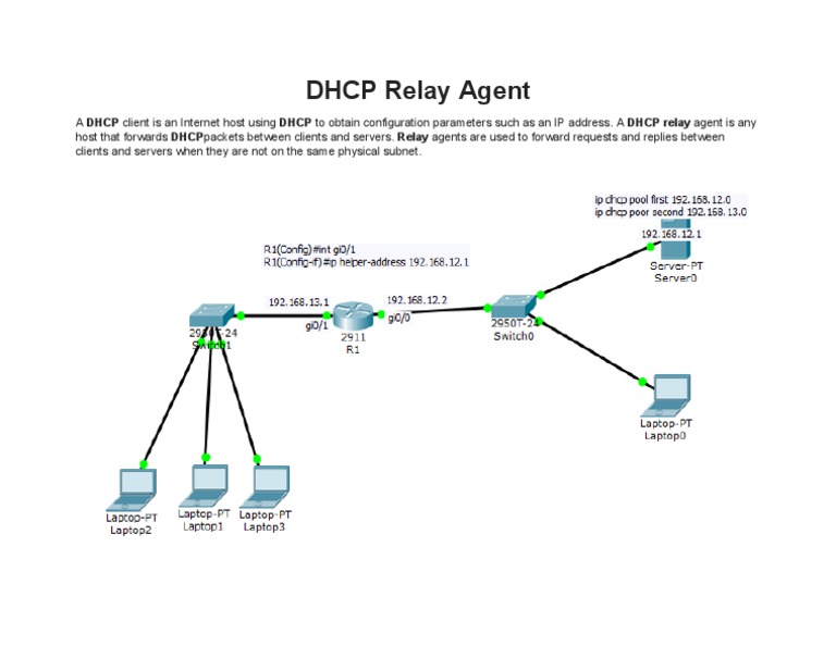 DHCP Relay Agent | PDF