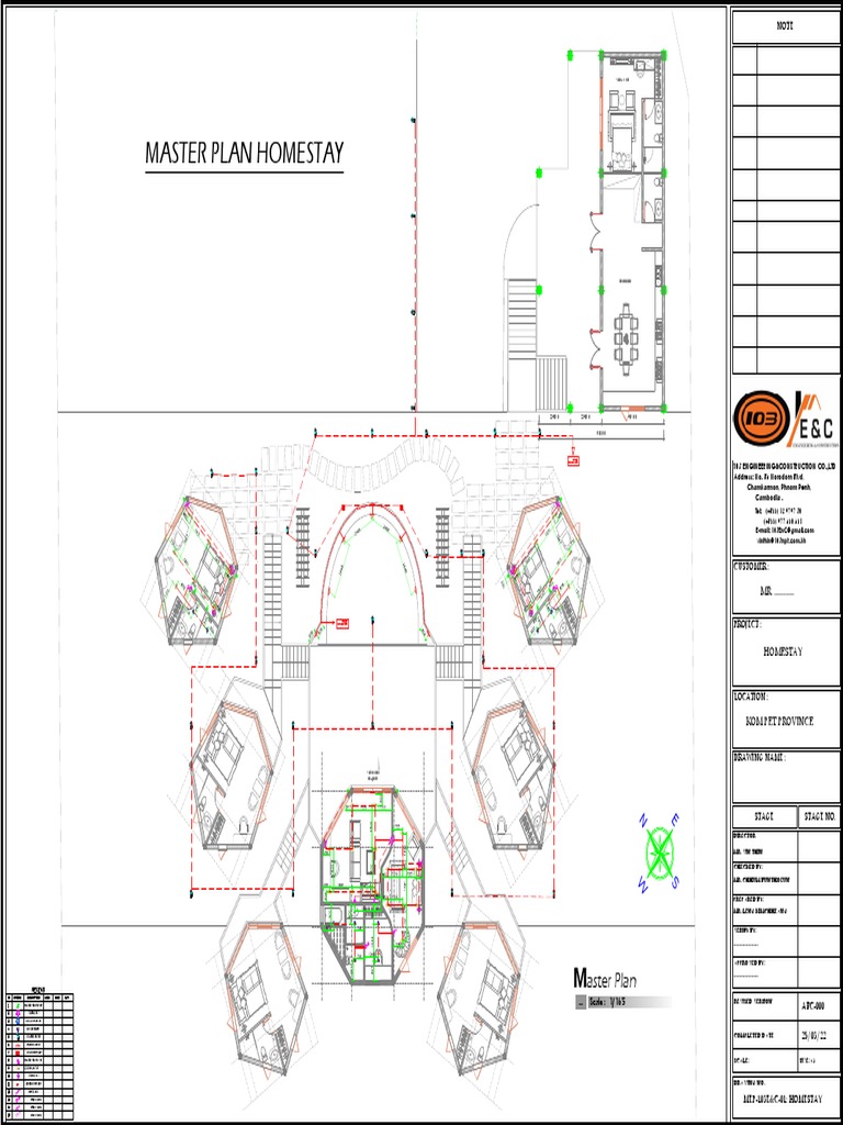 Homestay Design and Floor Plans | PDF | Cambodia | Decorative Arts