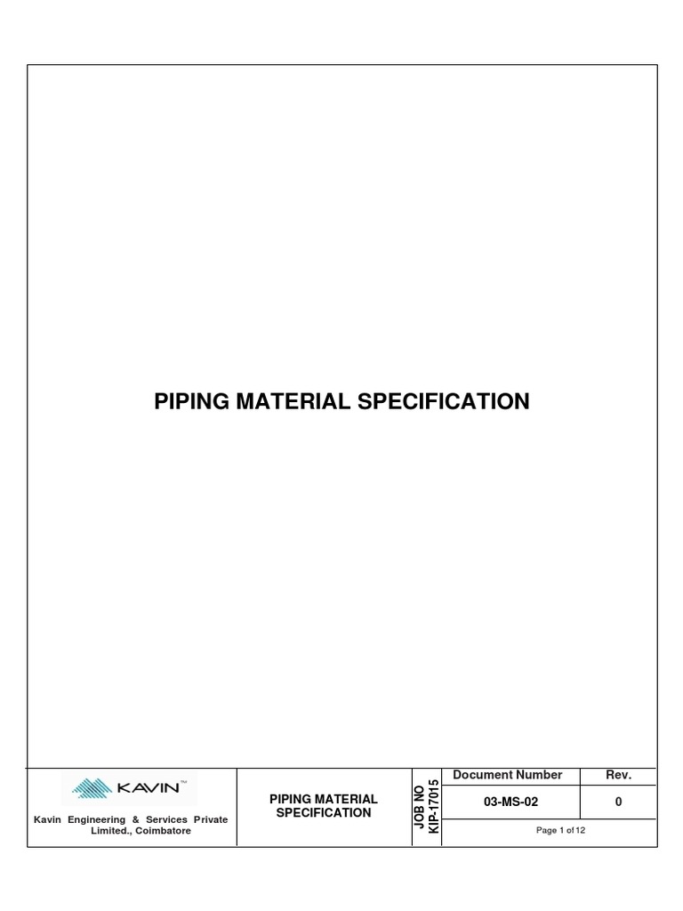 Pages From ONGC-SPEC-02-MS-03 | PDF | Pipe (Fluid Conveyance) | Valve