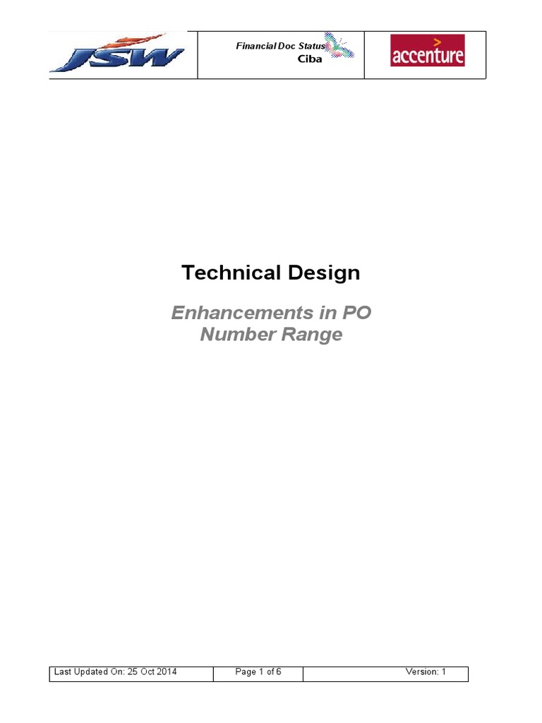 Custom PO Number Range Configuration | PDF | Software | Information ...