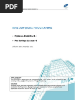 Steps For Account Opening of RHB Pro Savings Account-I - 2024 | PDF ...