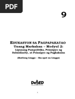 EsP 9 MODULE 2 | PDF