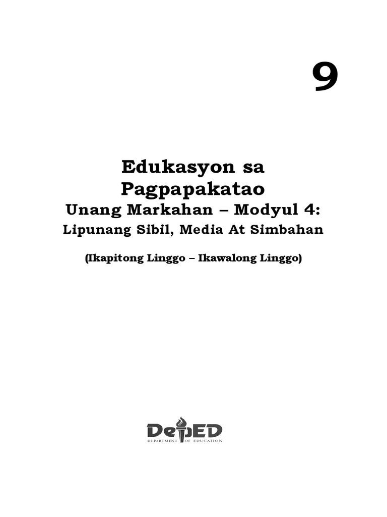 EsP9 Q1 Module 4 | PDF