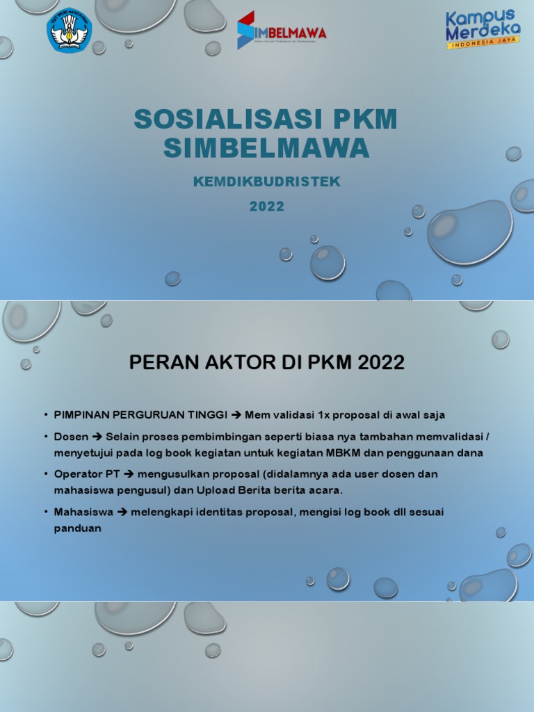 Simbelmawa-Sosialisasi PKM 2022 | PDF