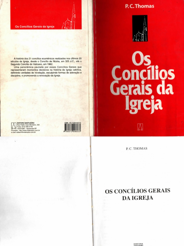 Os Concílios Gerais Da Igreja, P.C.Thomas (Cap.1,2,3) | PDF