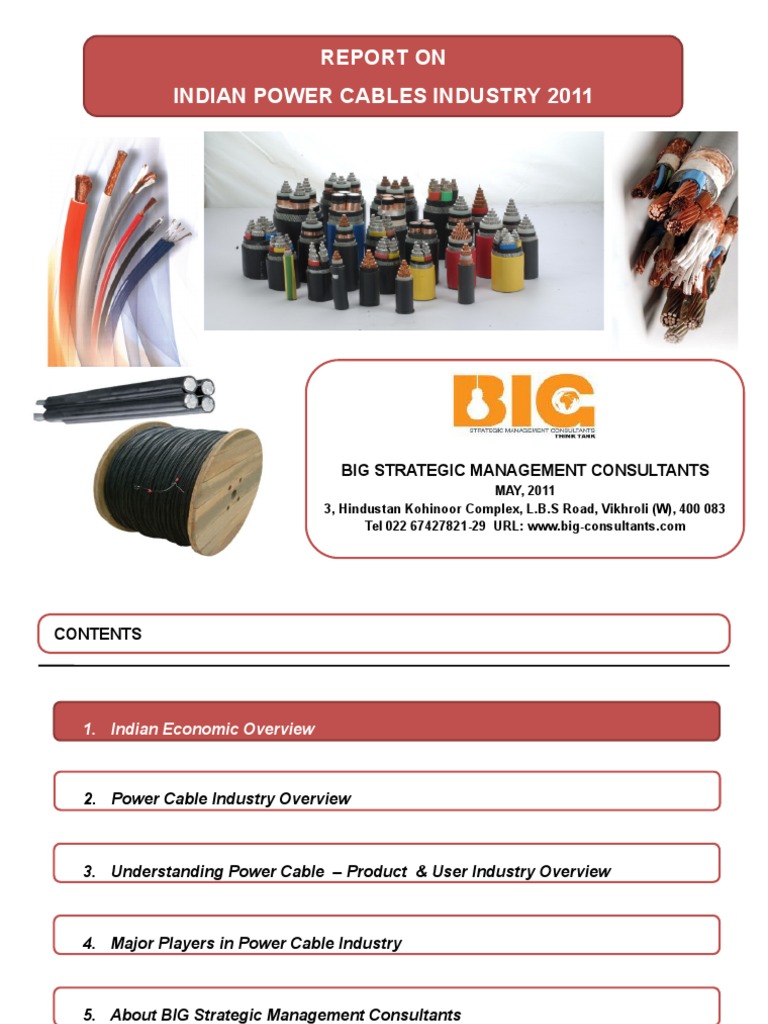 Indian Power Cables Industry | PDF | Electric Power Transmission ...