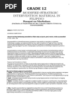 4TH QUARTER Module PAGBASA-PAGSUSURI (Week1&2) | PDF