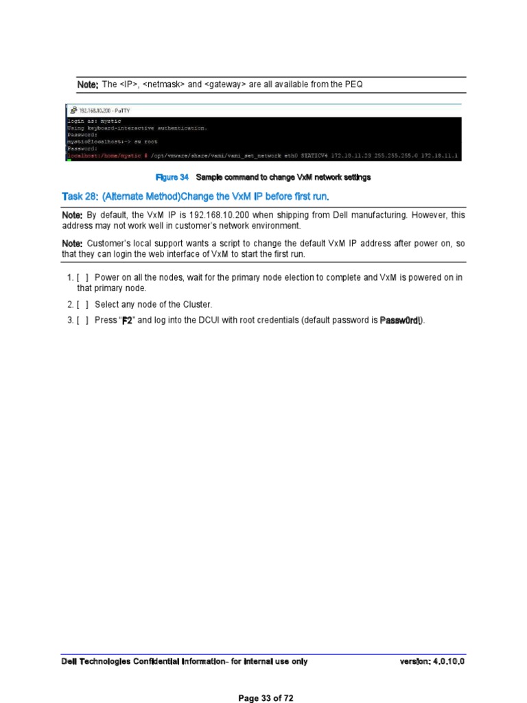 VxRail+Appliance VxRail+Installation+Procedures-VxRail+E560 E560F ExtVC Vxrvds SetVxMIPTask28 ...