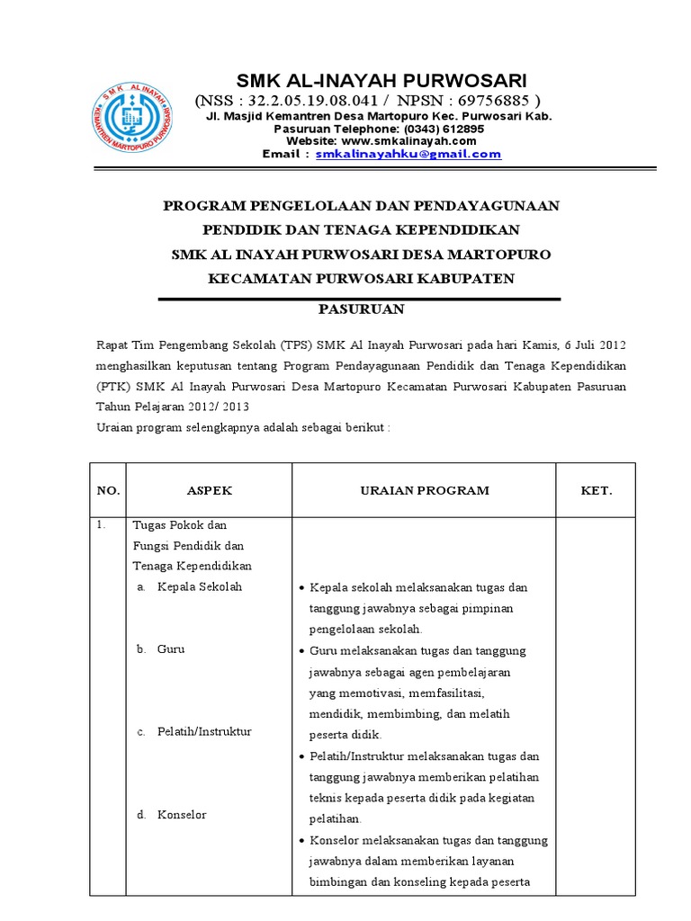 Toaz - Info 1222 Program Pendayagunaan Pendidik Dan Tenaga Kependidikan PR | PDF