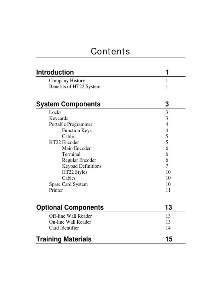 An Overview of the Onity HT22 Hotel Locking System | PDF | Point Of ...