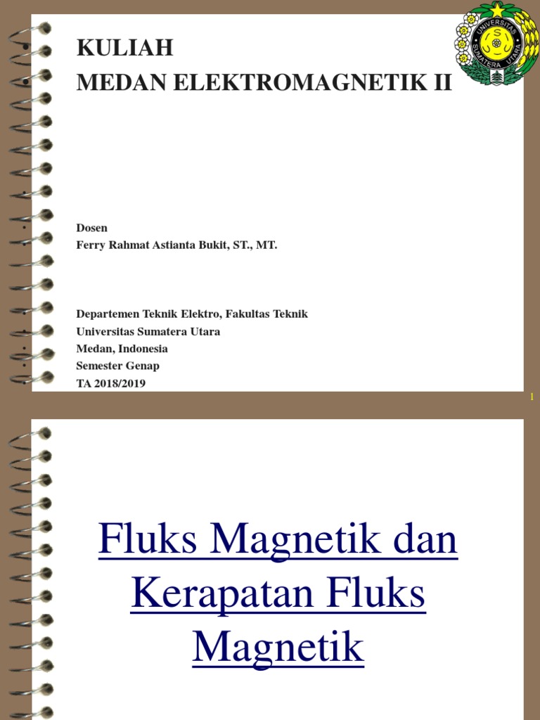 14 - Minggu Ke 14 - Fluks Magnetik Dan Kerapatan Fluks | PDF | Sains ...