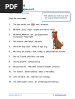 Verbs Class 4 Worksheet Net Explanations | PDF