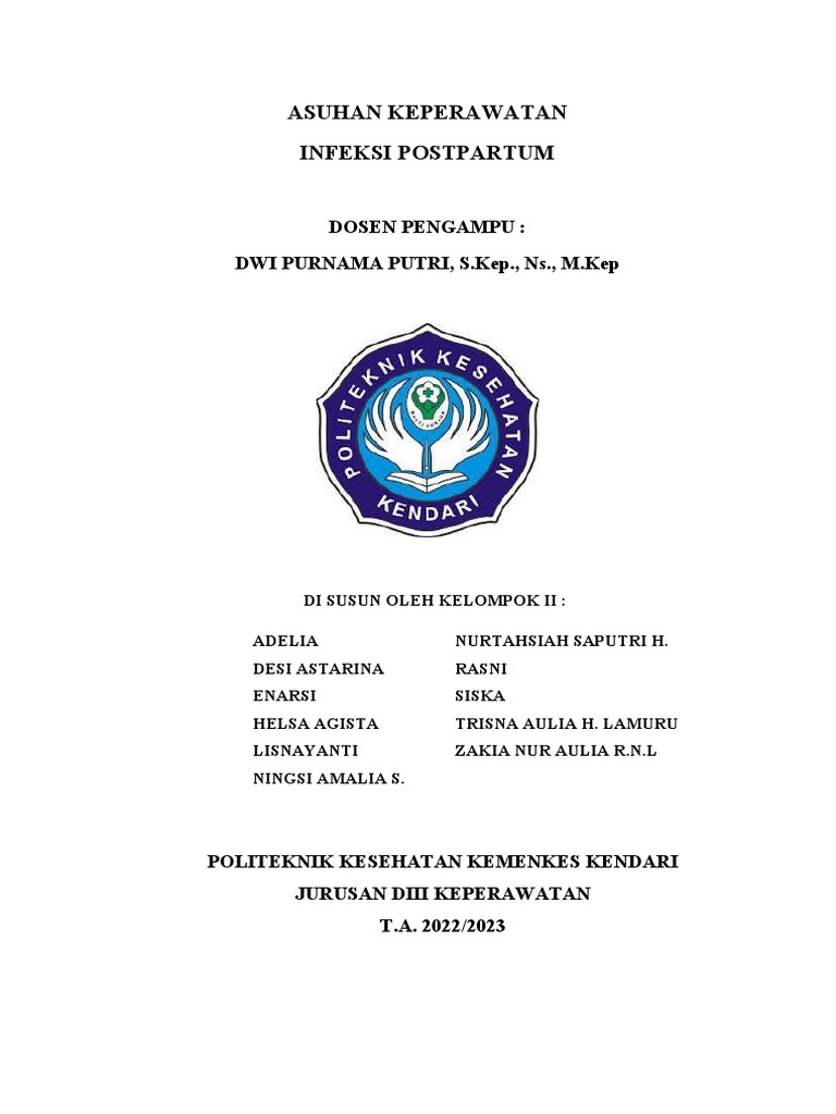 KLP 2 - Askep Infeksi Postpartum | PDF | Kesehatan Holistik