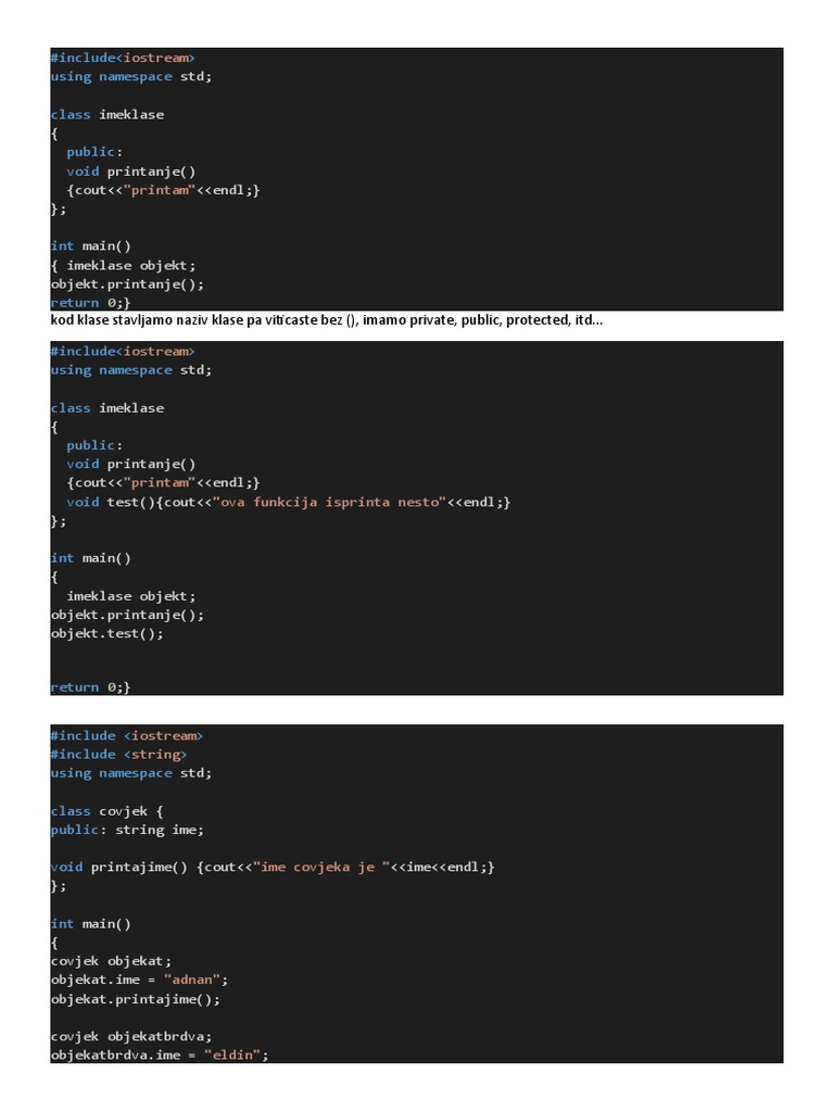 Vjezba Pred Test | PDF