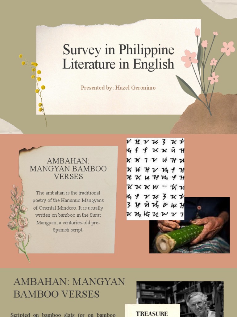 Ambahan & Myth | PDF | Poetry