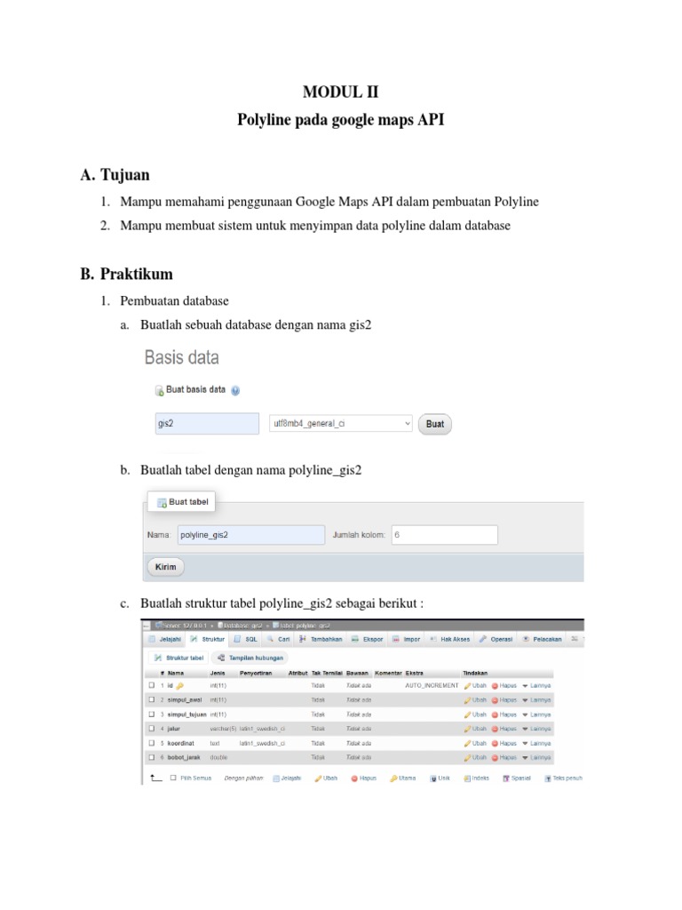MODUL 2 - Polyline Pada Google Maps API | PDF | Komputer | Teknologi ...