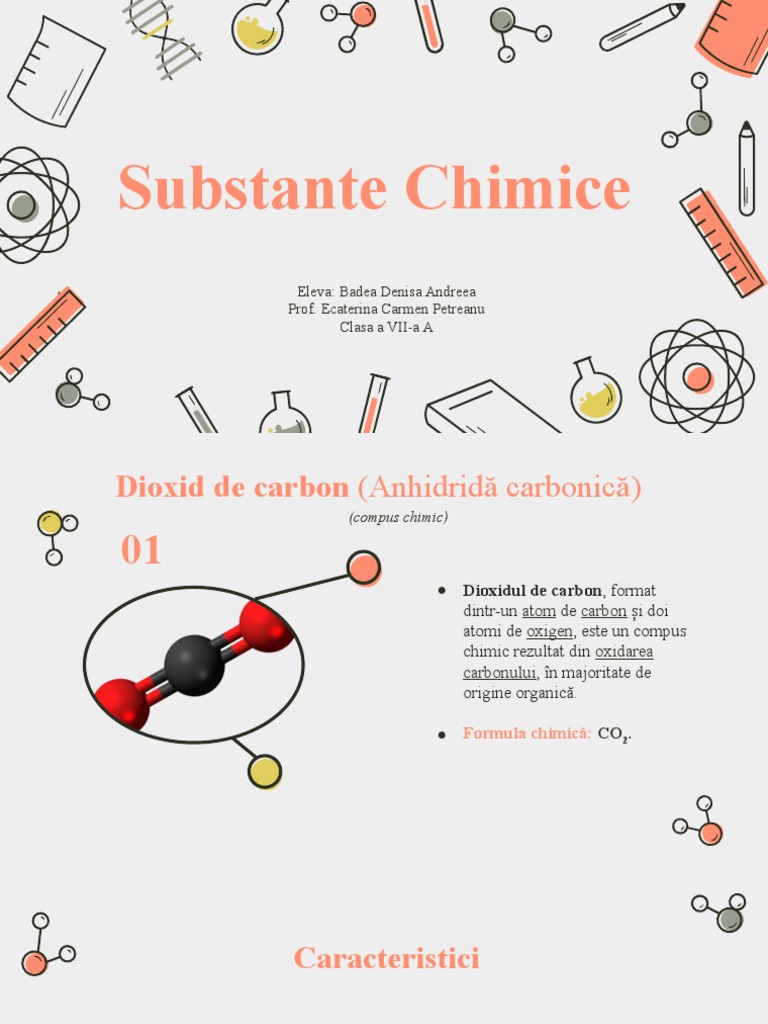 Proiect Chimie - Substante Chimice | PDF