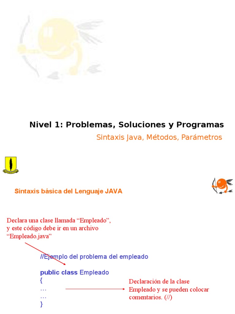 4 (1) - Java, Metodos y Parametros Nivel | PDF | Objeto (informática ...