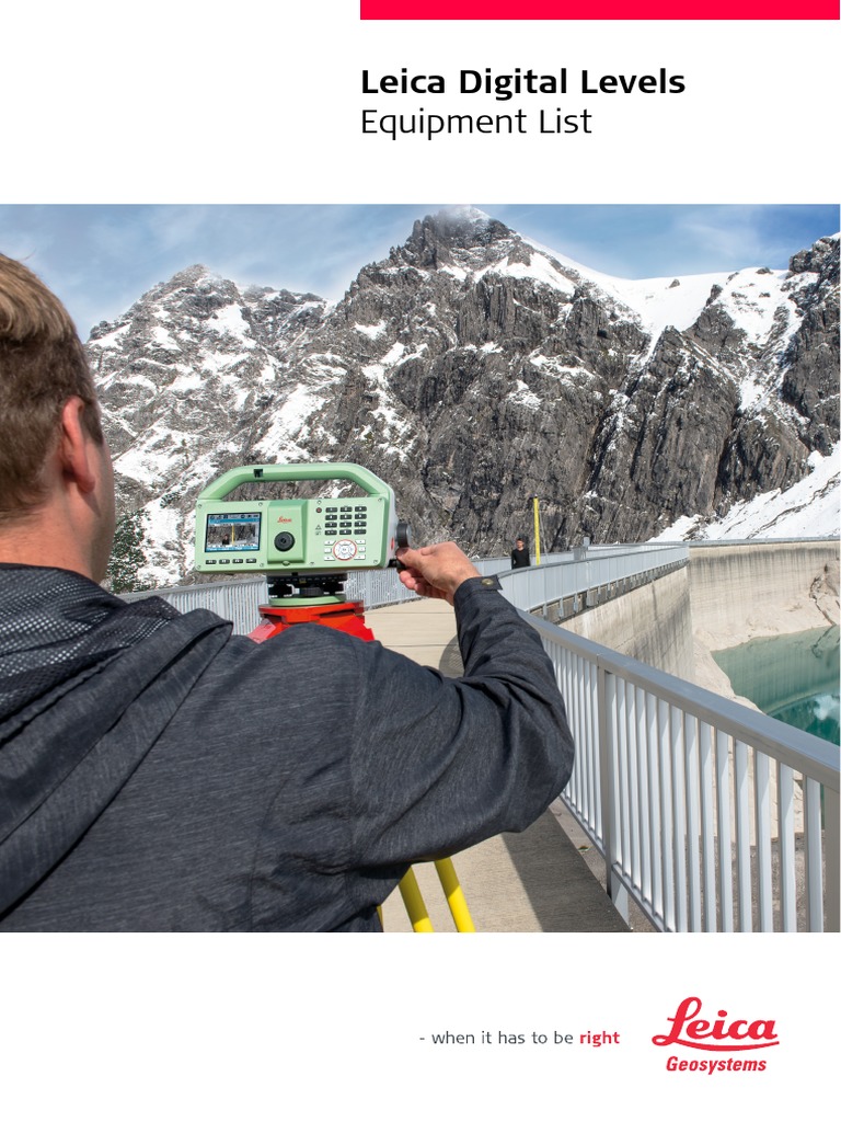 Leica LS Digital Levels Equipment List | PDF | Usb | Battery Charger
