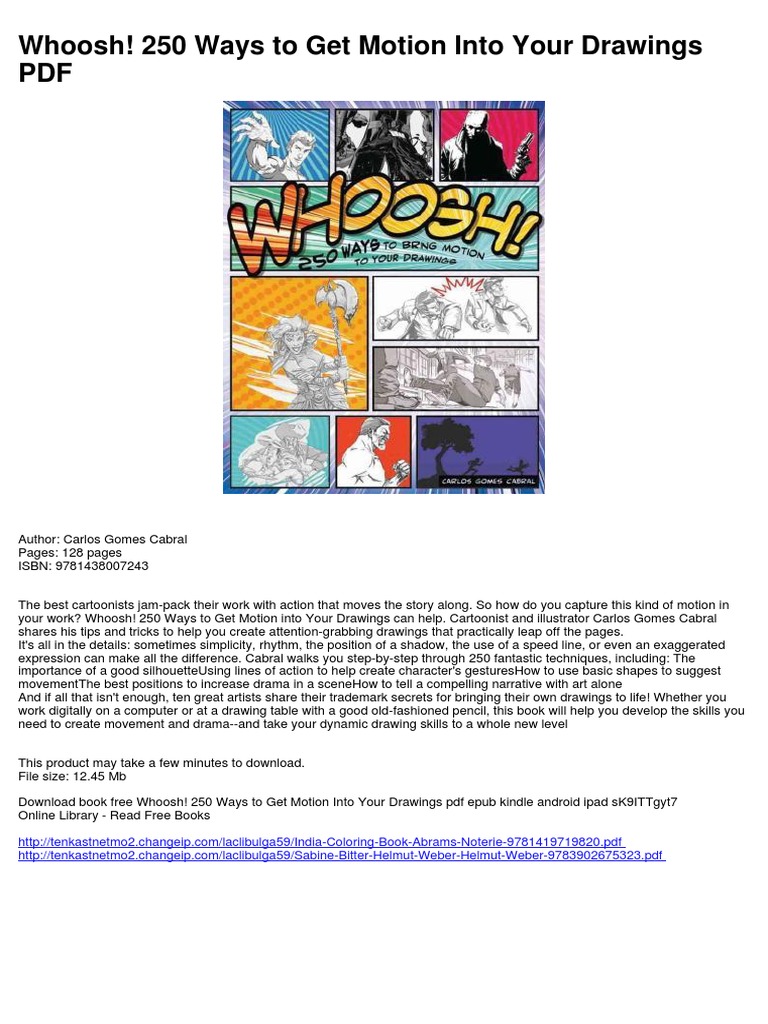 Whoosh! 250 Ways To Get Motion Into Your Drawings PDF | PDF