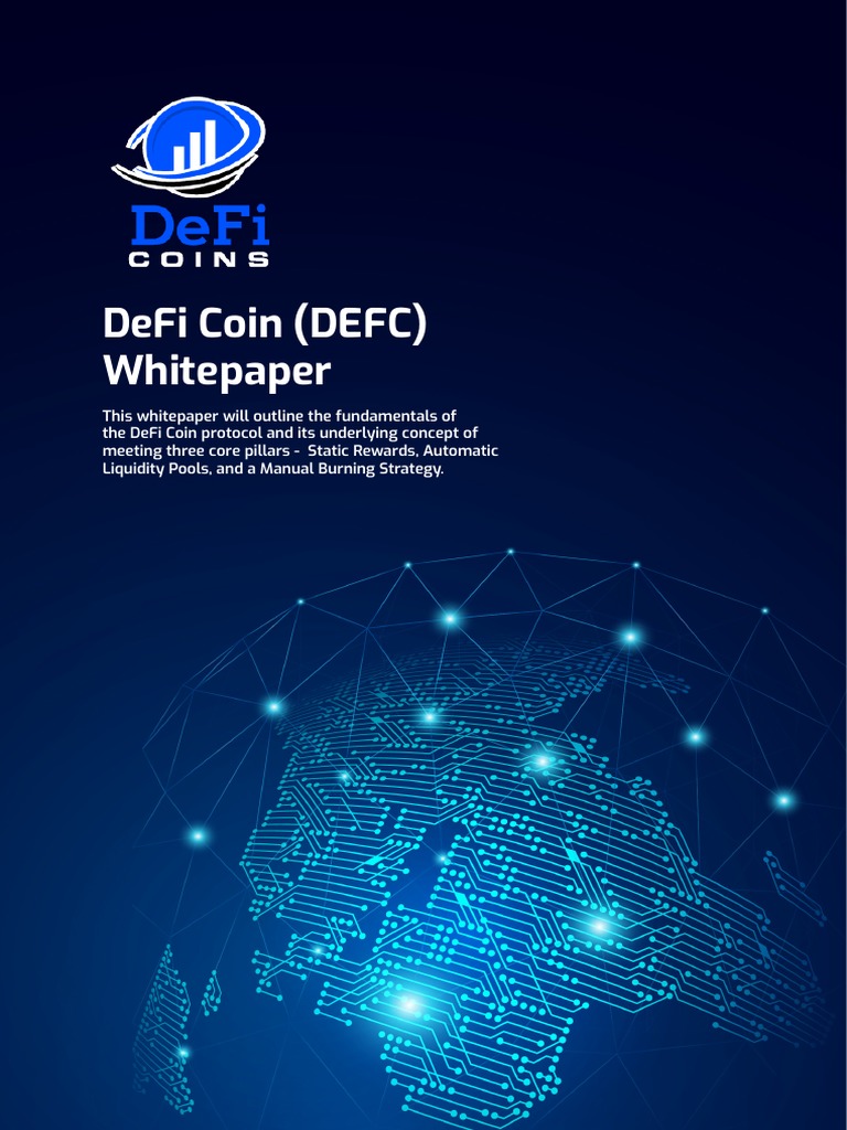 DeFi Coin (DEFC) Whitepaper Version 2 | PDF | Cryptocurrency | Market ...