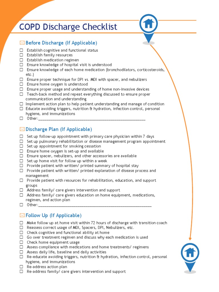 Copd Checklist | PDF | Physical Therapy | Chronic Obstructive Pulmonary ...