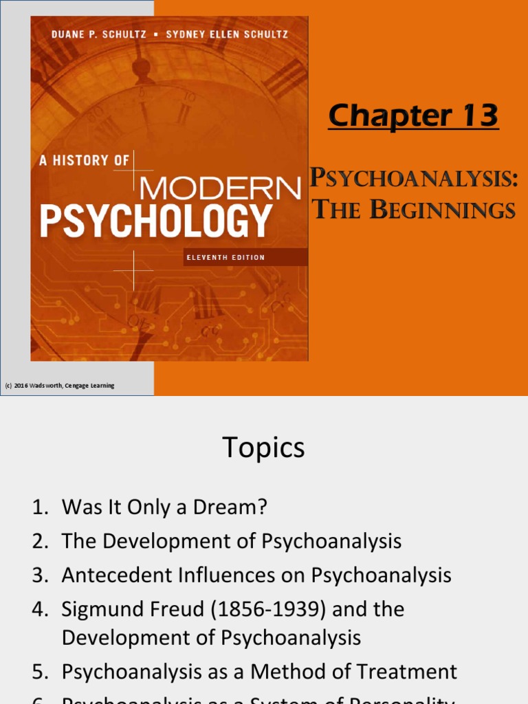 Schultz History of Psychology 11e PPT Chapter 13 | PDF | Psychoanalysis | Sigmund Freud