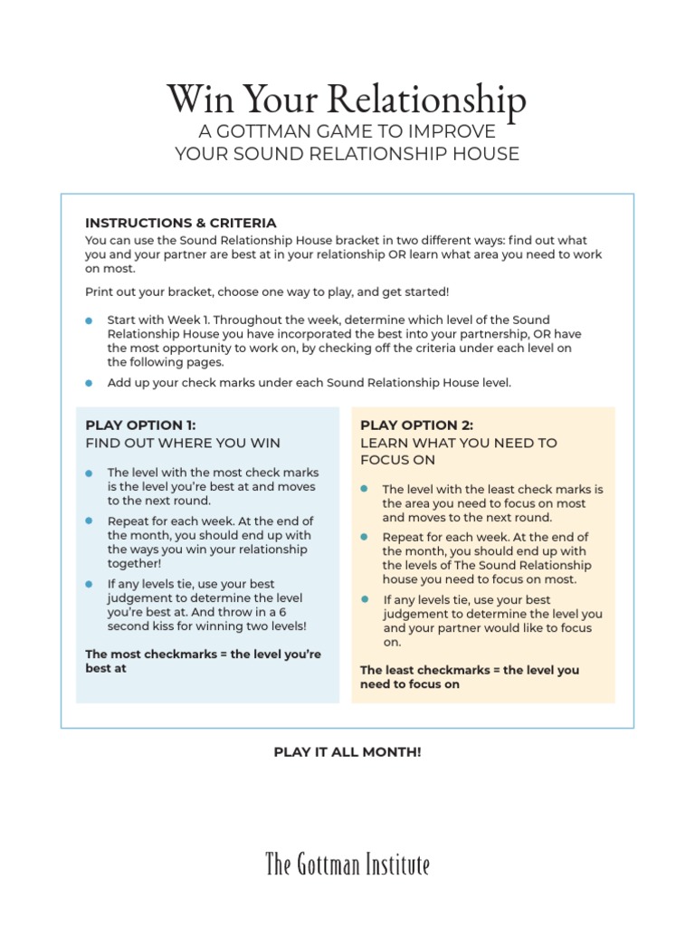 Monthly+Download Win+Your+Relationship v2 | PDF | Love | Nonverbal ...