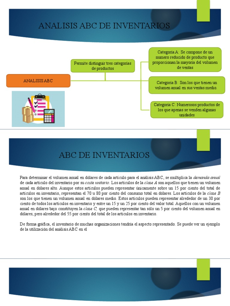 Analisis Abc de Inventarios | PDF | Inventario | Business