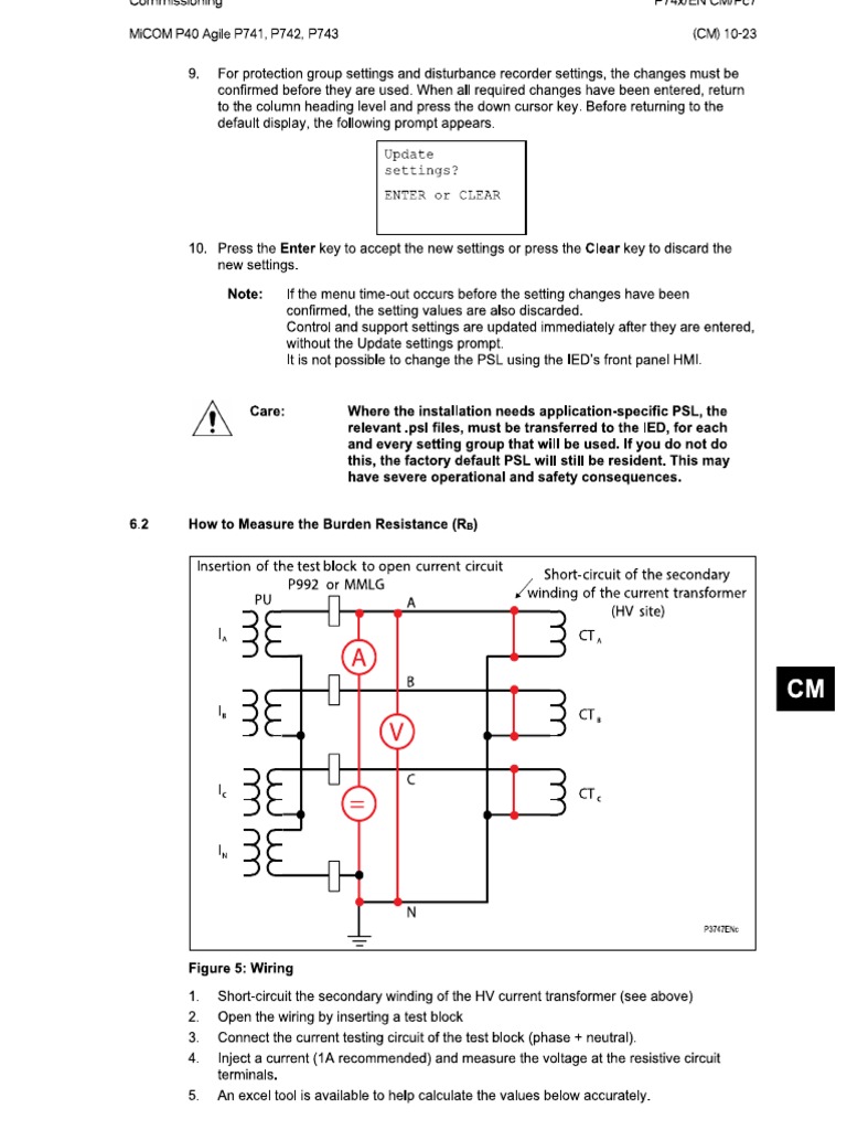 P747 Relay Inst | PDF