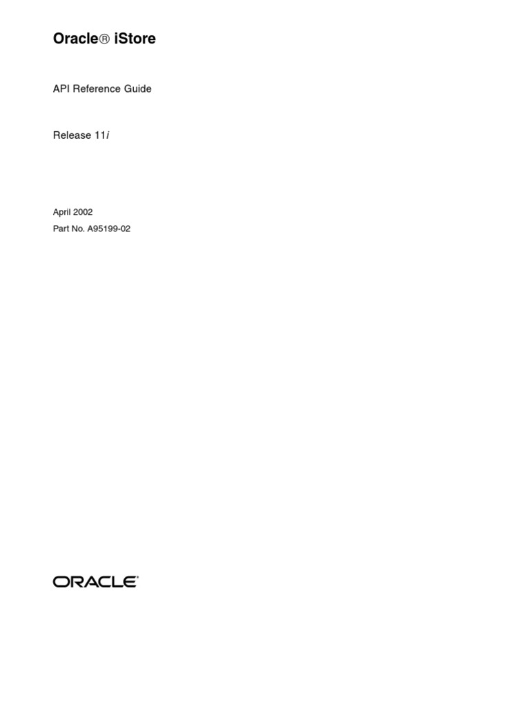Oracle: Istore | PDF | Oracle Database | Databases
