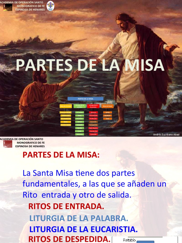 Las Partes de La Misa | PDF | Misa (liturgia) | eucaristía