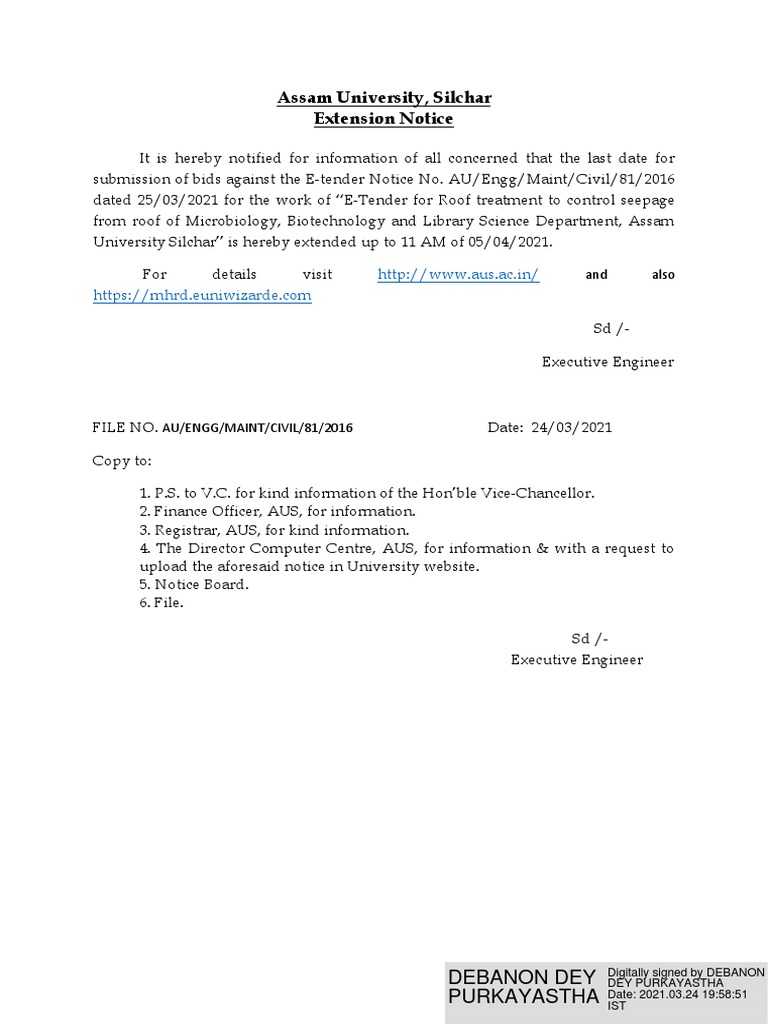 01 Corrigendum Notice 1 | PDF