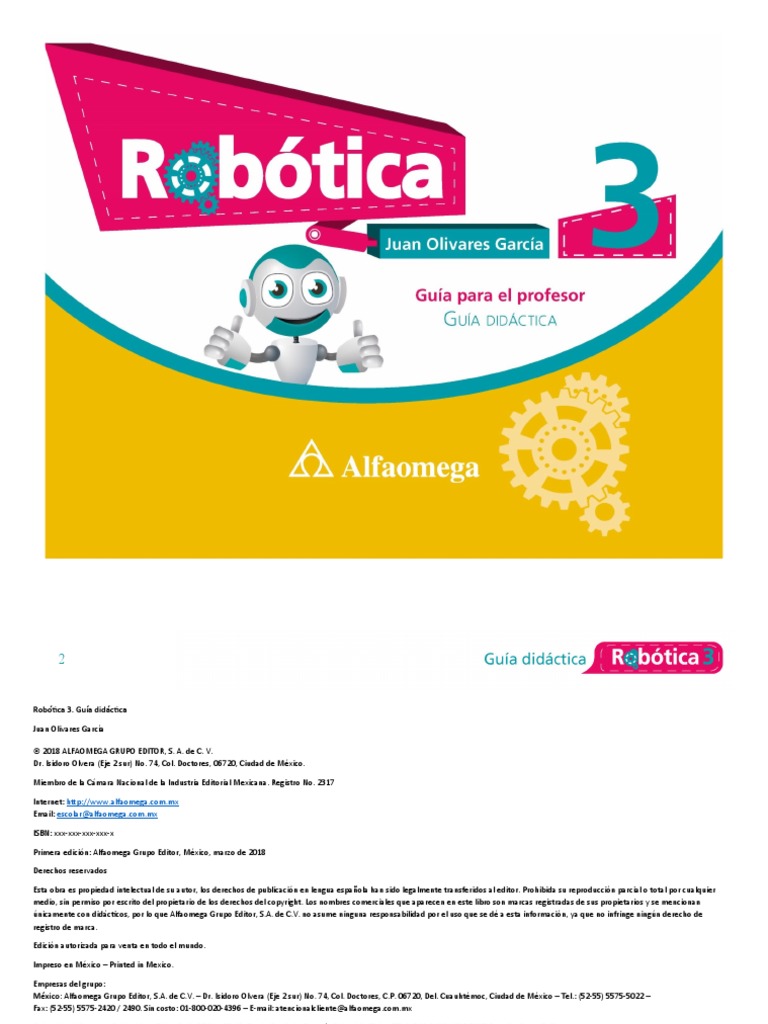 Guia Didactica Robotica 3 | PDF | Evaluación | Robot