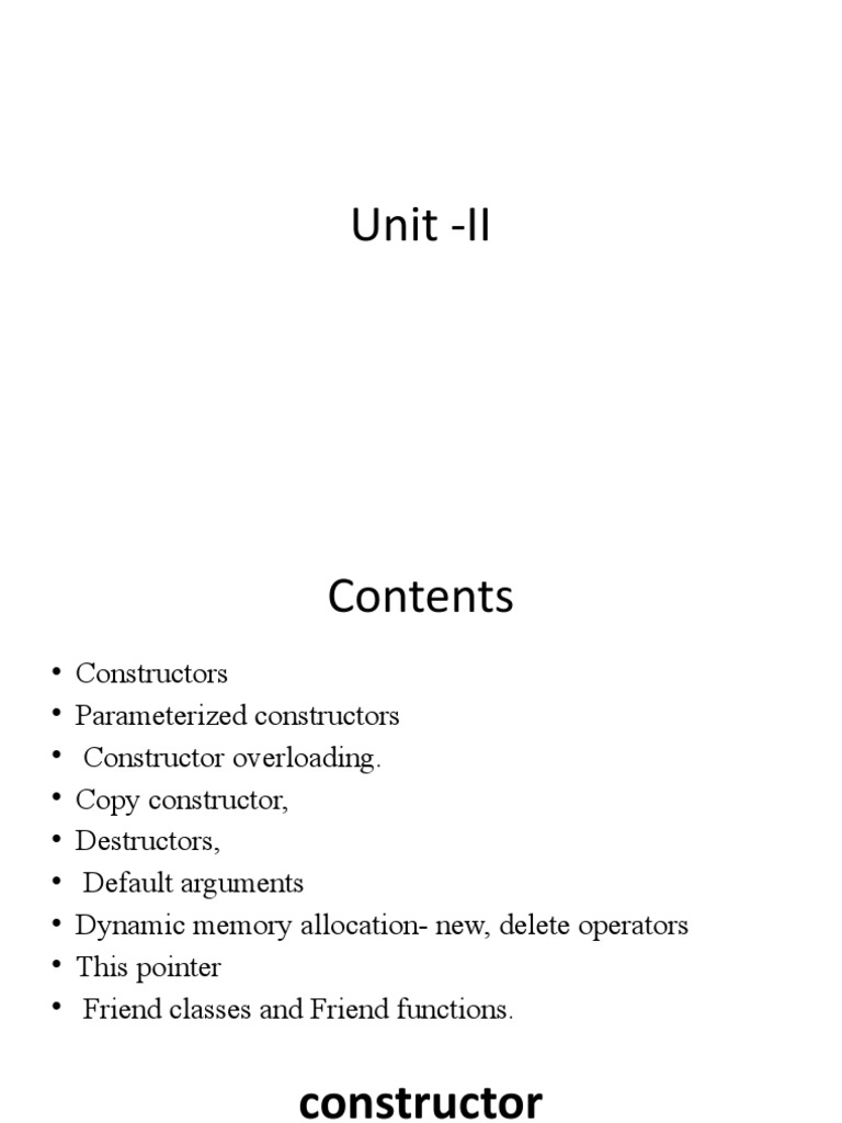Constructor And Destructors Pdf Pointer Computer Programming Programming
