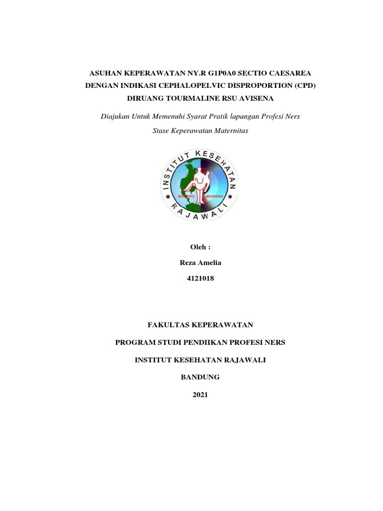 Asuhan Keperawatan Sectio Caesarea Dengan Indikasi CPD | PDF