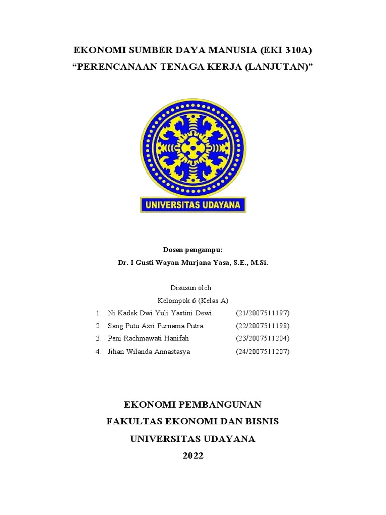KLP 6 Perencaan Tenaga Kerja (Lanjutan) | PDF