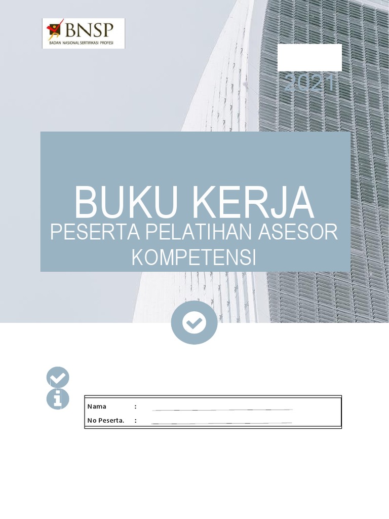 Buku Kerja Asesor Print TBSM | PDF