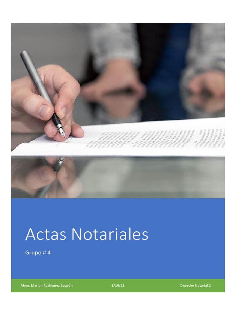 Actas Notariales | PDF | Honduras | Pagaré