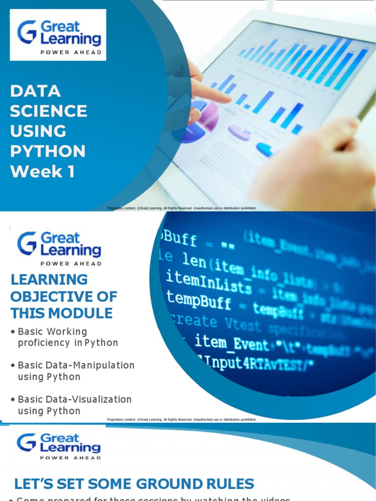 PDS - Week-1-Mentor Deck | Download Free PDF | Analytics | Data Science