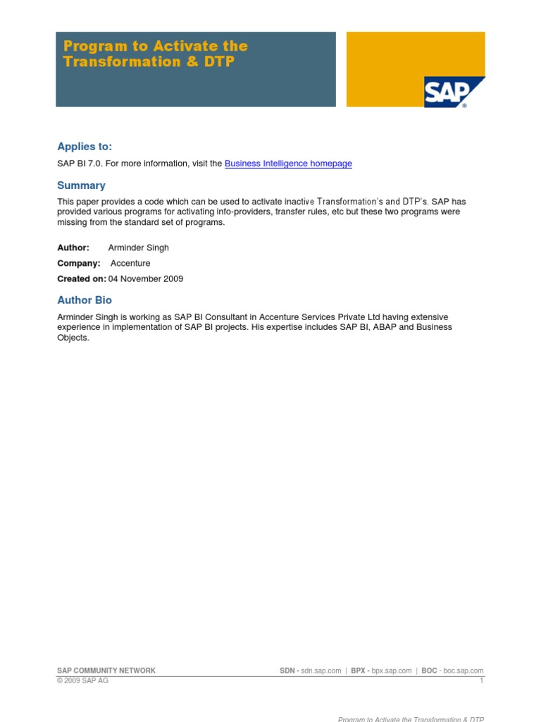 Activate DTP and Transformation | PDF | Software Engineering ...