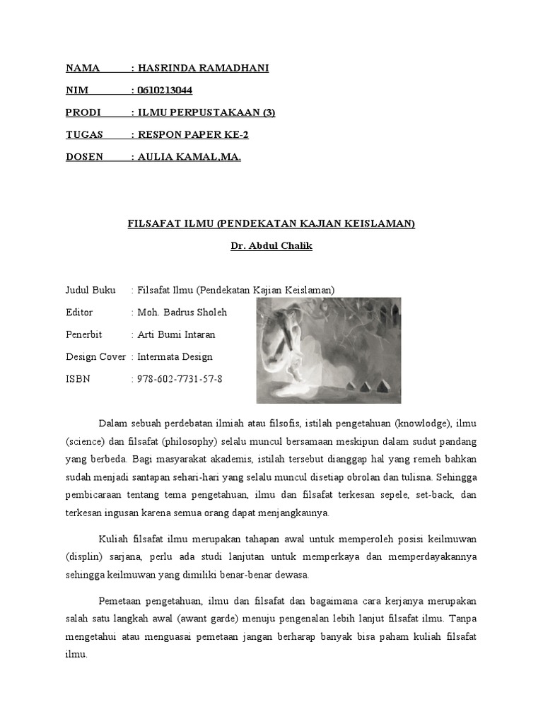 Respon Paper 2 Hasrinda Ramadhani Ip-3 (0601213044) | PDF