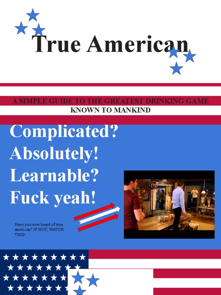 How To Play True American | PDF | Sports & Recreation